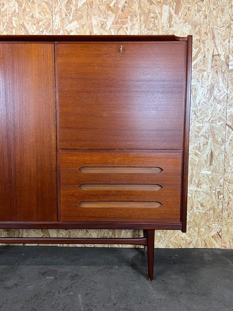 60s 70s Teak Sideboard Credenza Highboard Bartels Danish Modern Design ...