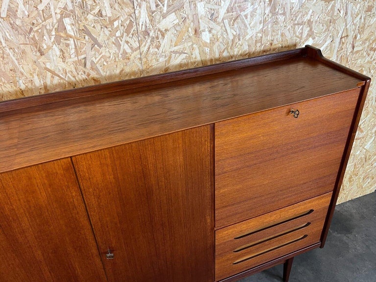 60s 70s Teak Sideboard Credenza Highboard Bartels Danish Modern Design ...