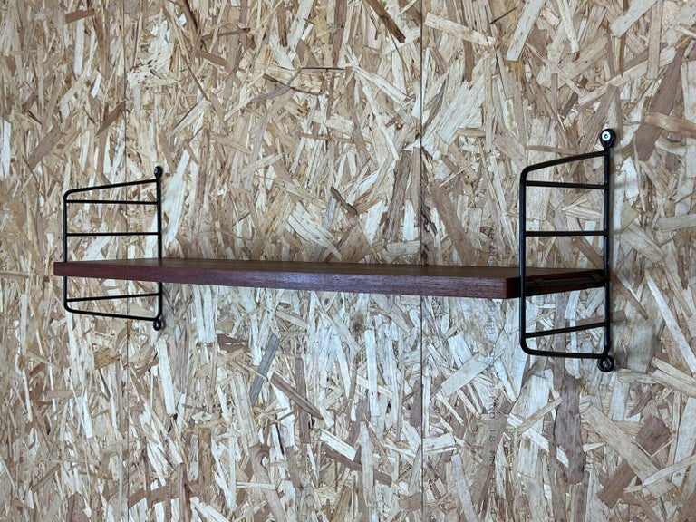 60s 70s Teak String Shelf Module by Kajsa and Nils "Nisse" Strinning ...