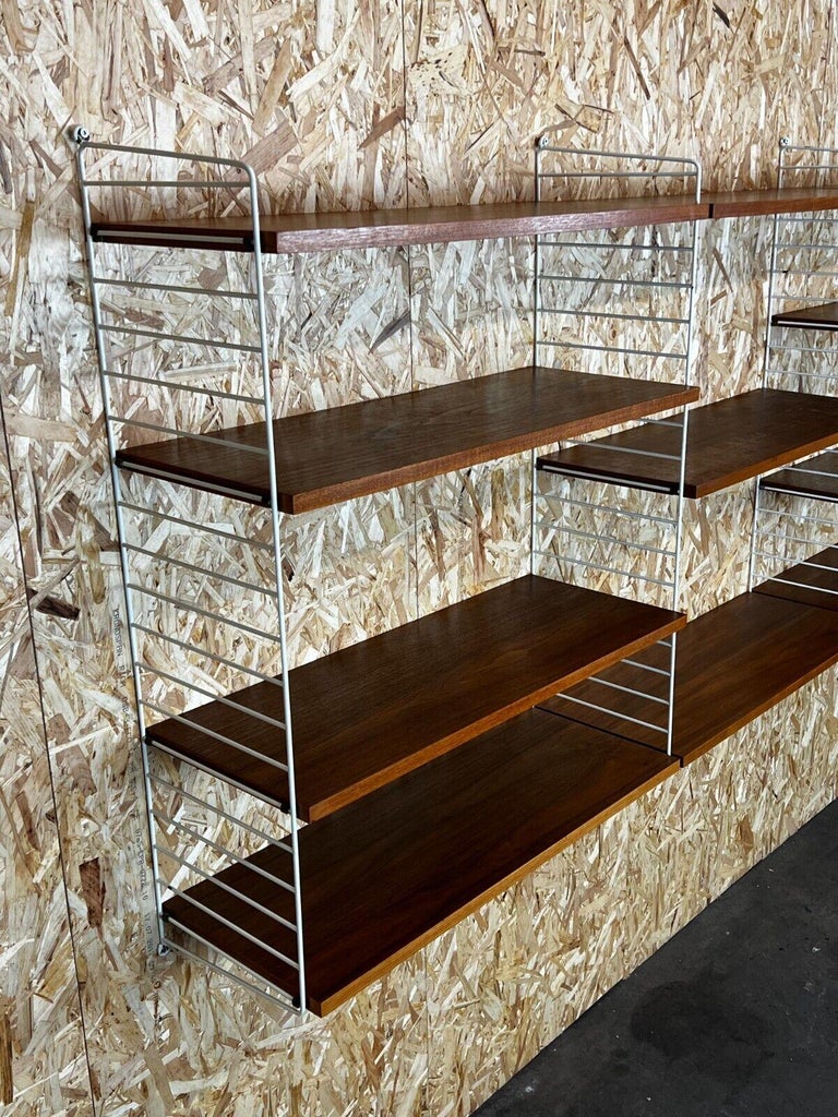 60s 70s Teak String Shelf Module by Kajsa and Nils "Nisse" Strinning ...