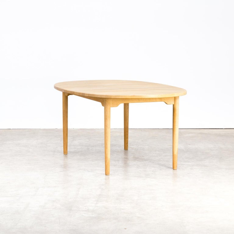 1960s Andreas Hansen Extendable Oak Dining Table For Sale at 1stDibs