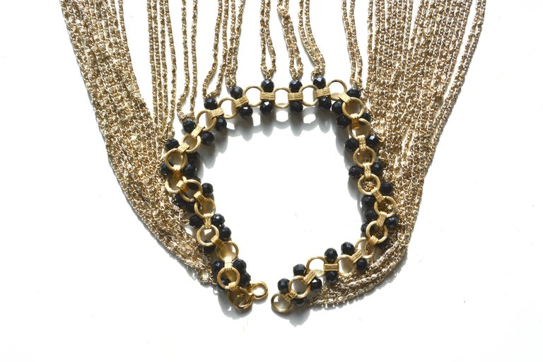 60s Body Chain Necklace / Halter For Sale at 1stDibs