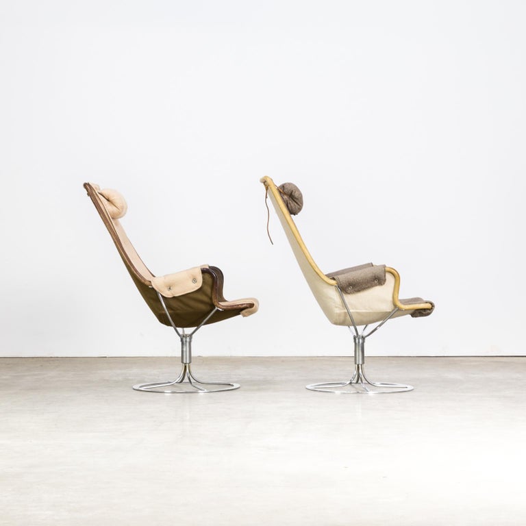 1960s Bruno Mathsson ‘Jetson’ Chair for DUX /Set2 For Sale at 1stDibs