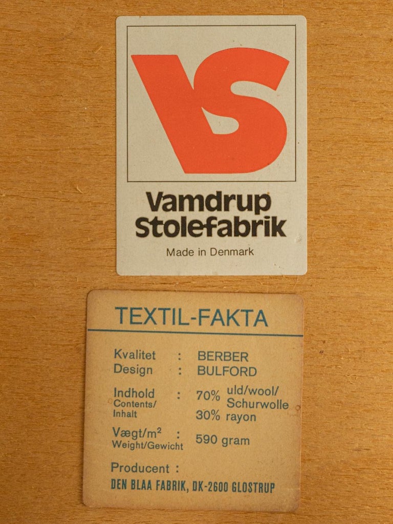 60s dining chairs by Vamdrup Stolefabrik danish design For Sale at 1stDibs