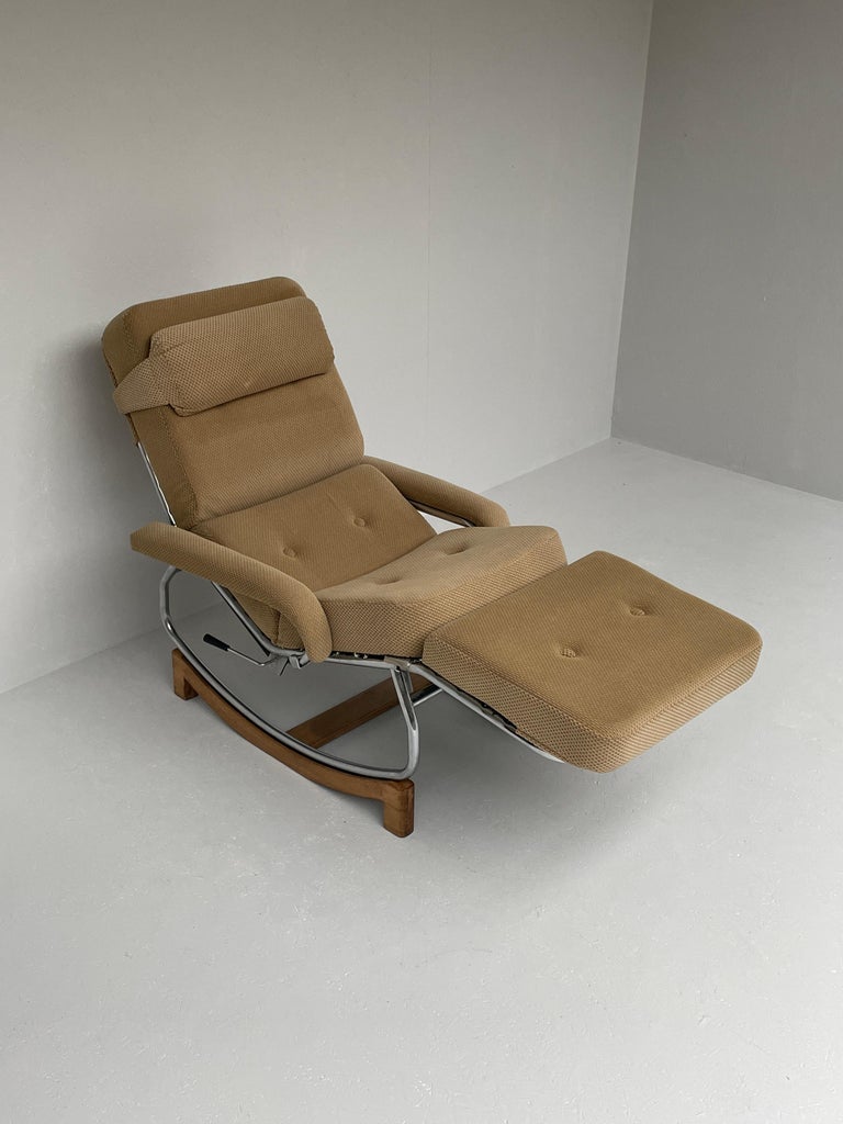 60s French Lounge Chair by Lama Furniture For Sale at 1stDibs