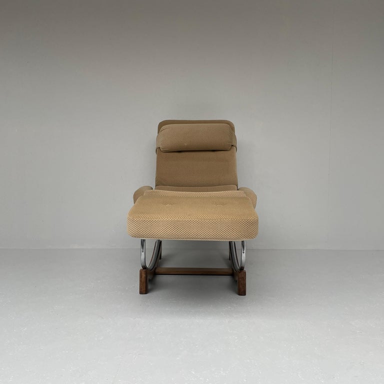 60s French Lounge Chair by Lama Furniture For Sale at 1stDibs