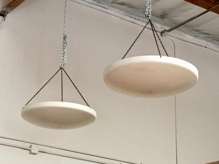 1960s Pair of Cast Iron Hanging Planters at 1stDibs