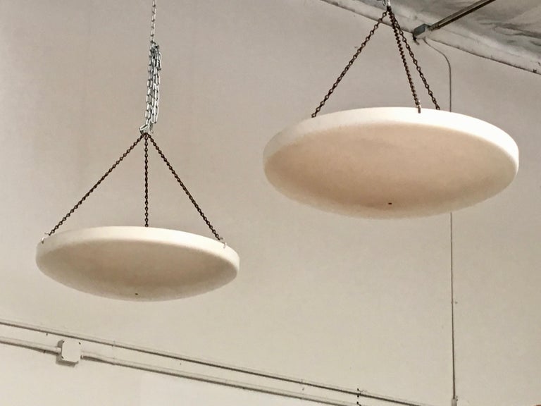 1960s Pair of Cast Iron Hanging Planters at 1stDibs