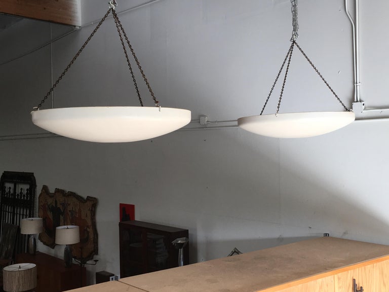 1960s Pair of Cast Iron Hanging Planters at 1stDibs