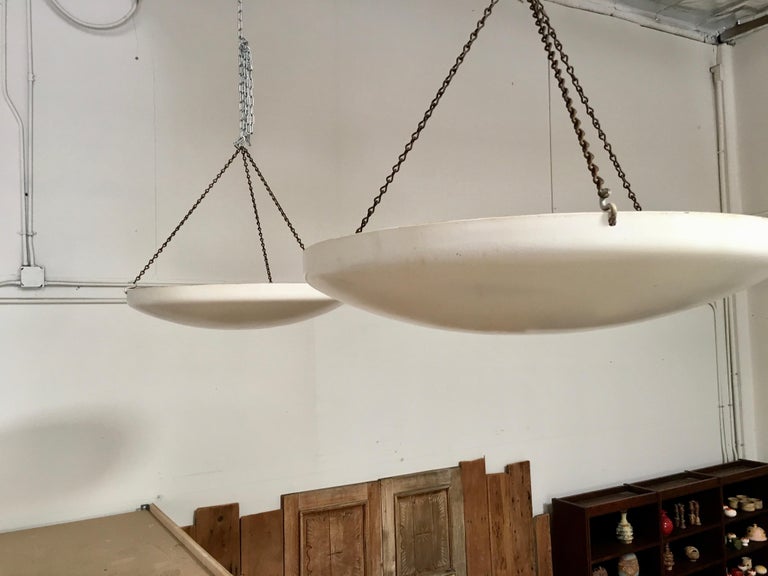 1960s Pair of Cast Iron Hanging Planters at 1stDibs