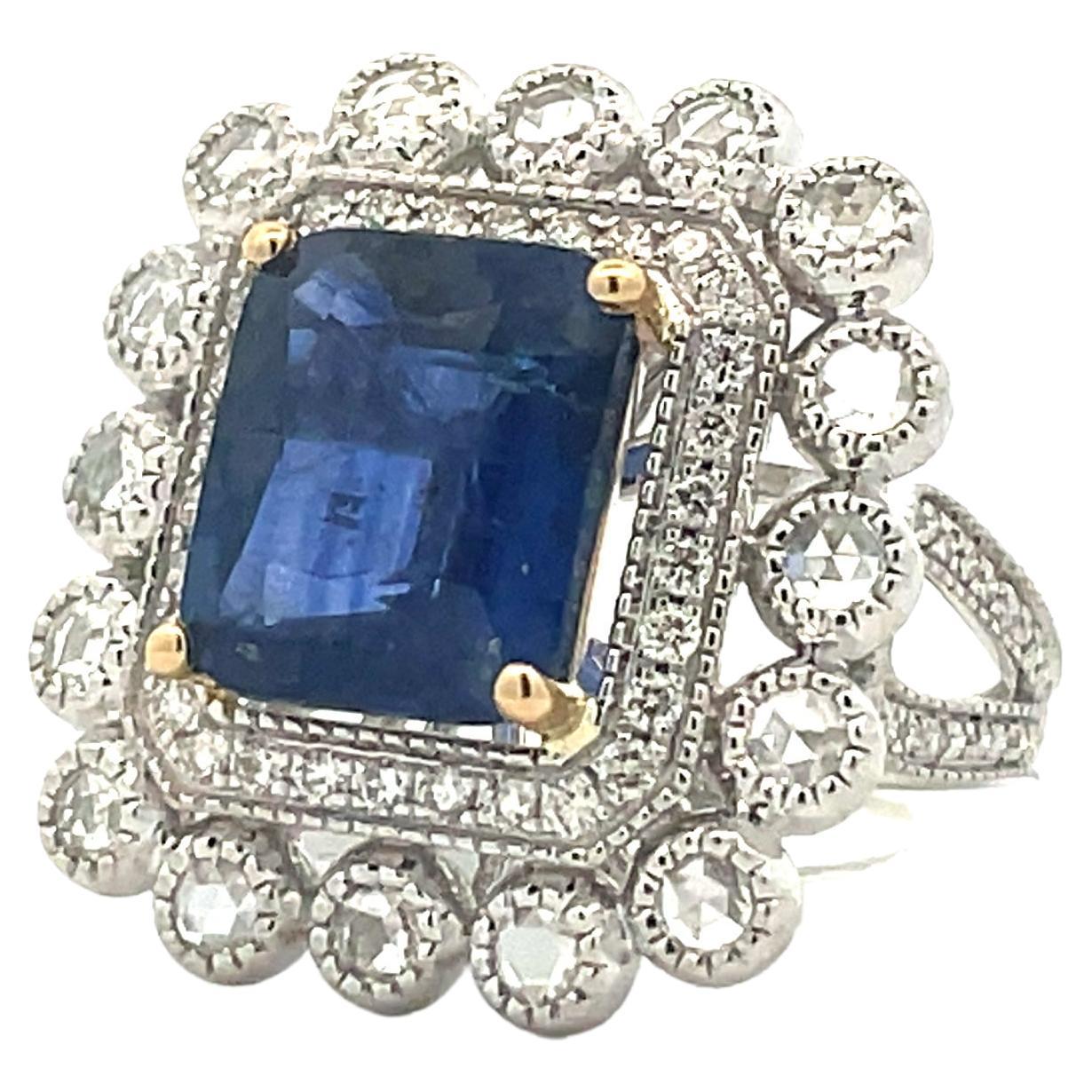 9k gold 16.1ct trilliant cut prasem quartz ring For Sale at 1stDibs