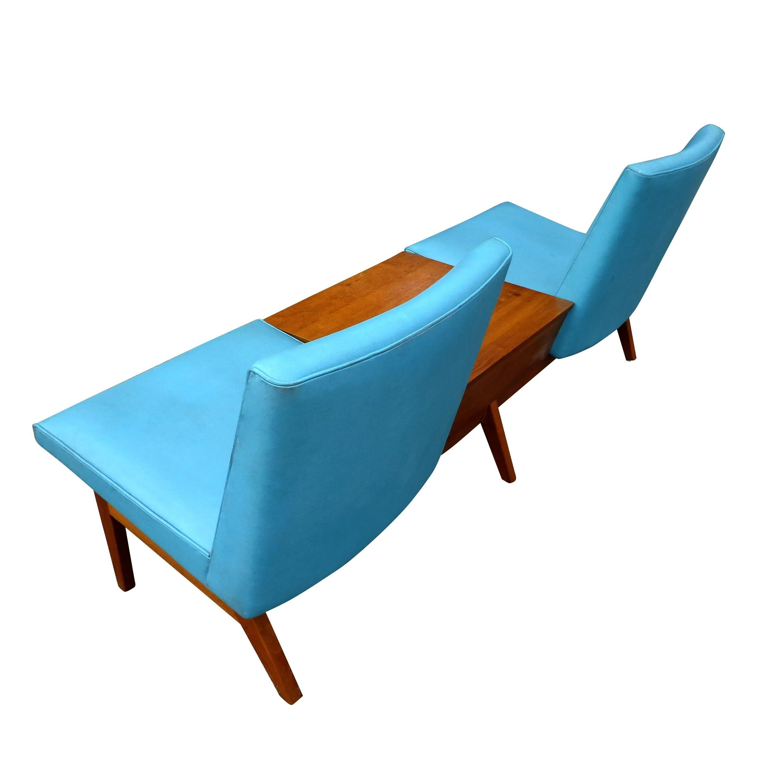 Remington Rand Bench Tandem Seating at 1stDibs