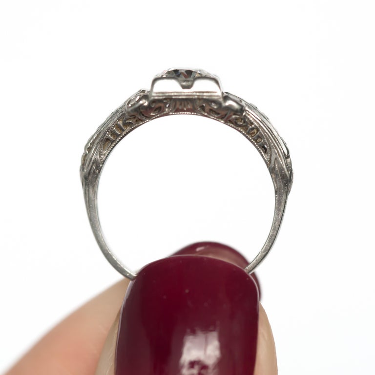 .65 Carat Diamond Platinum Engagement Ring For Sale at 1stDibs | 65 ...