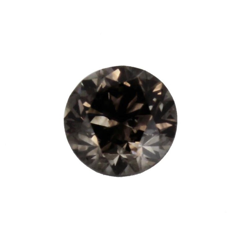 .65 Carat Natural Fancy Gray Round Brilliant Diamond, with GIA Lab ...