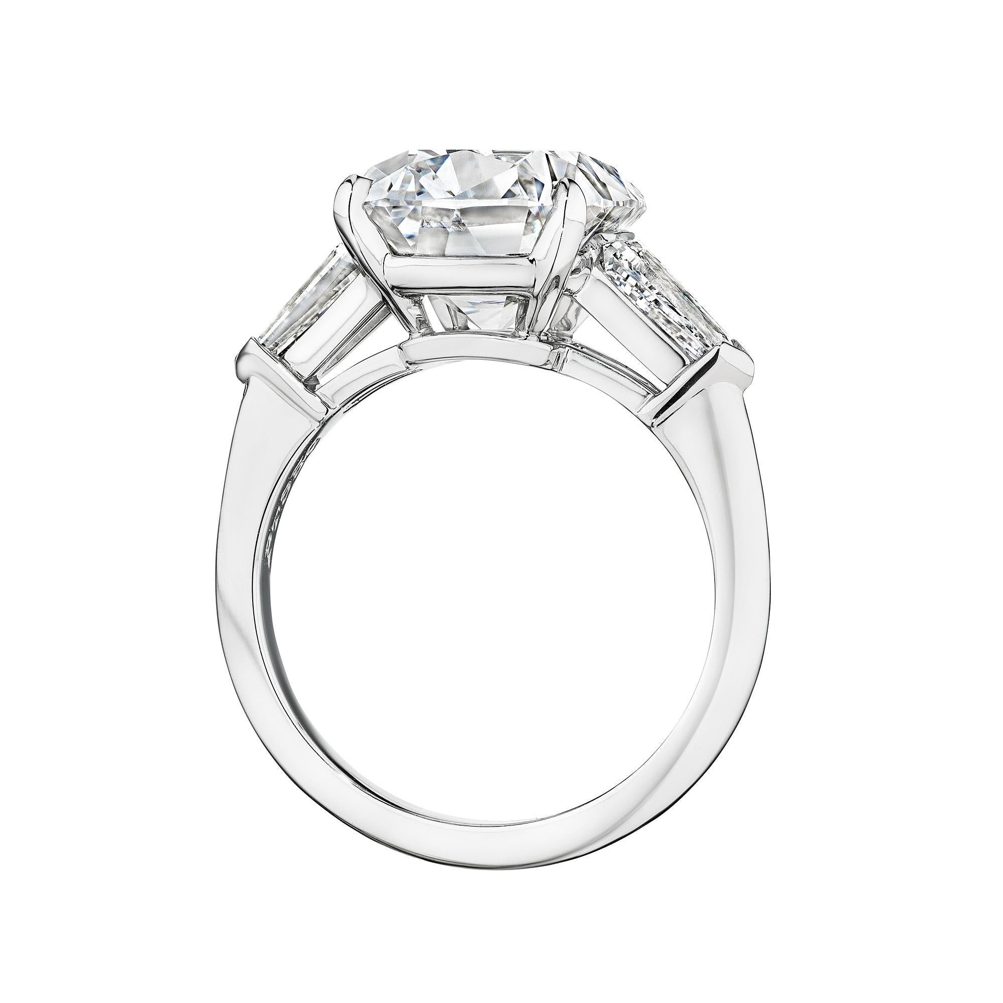 6.53 Carat Cushion Brilliant Type 1aB Platinum Diamond Vintage ...