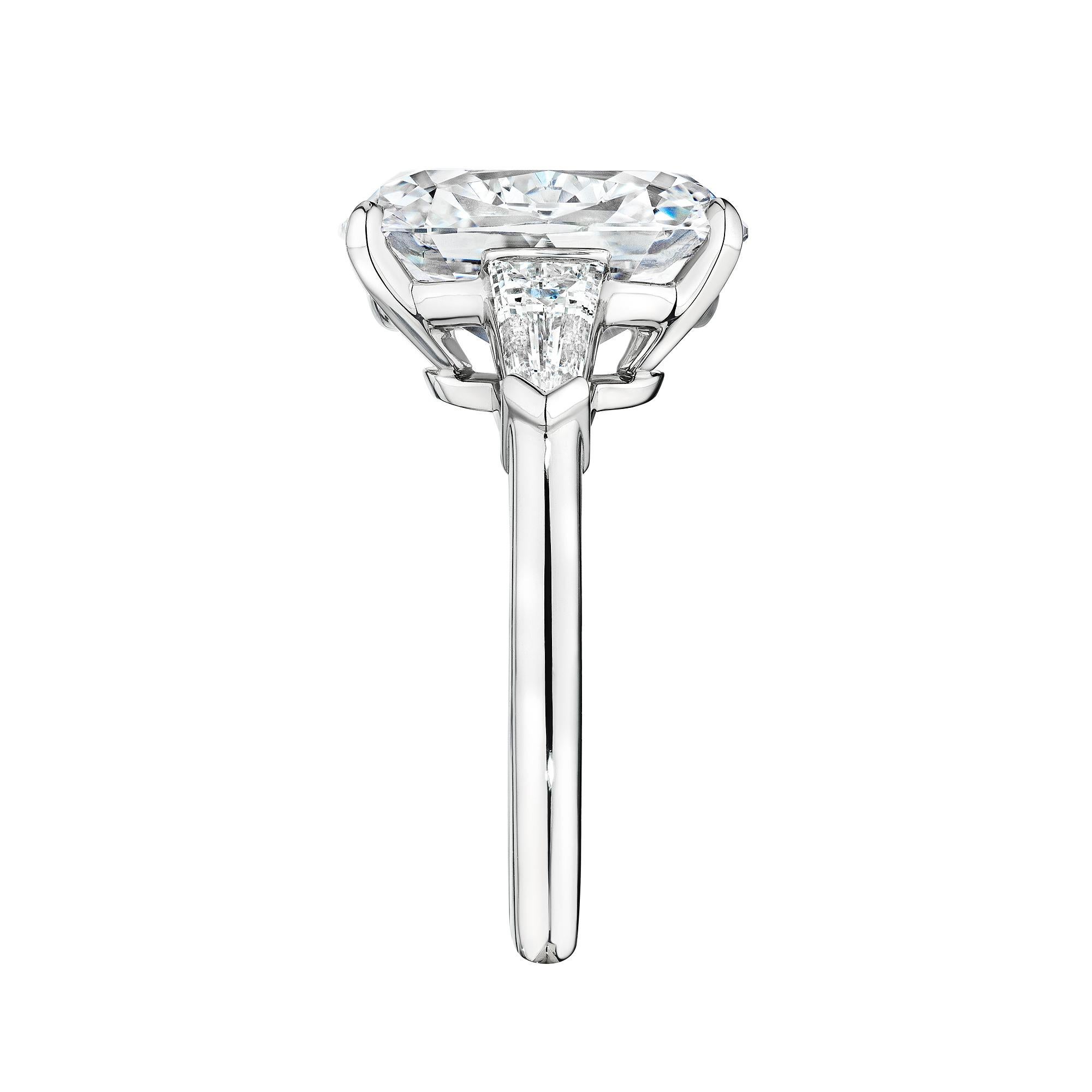 6.53 Carat Cushion Brilliant Type 1aB Platinum Diamond Vintage ...