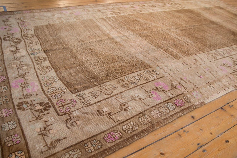 Vintage Distressed Kars Carpet For Sale at 1stDibs