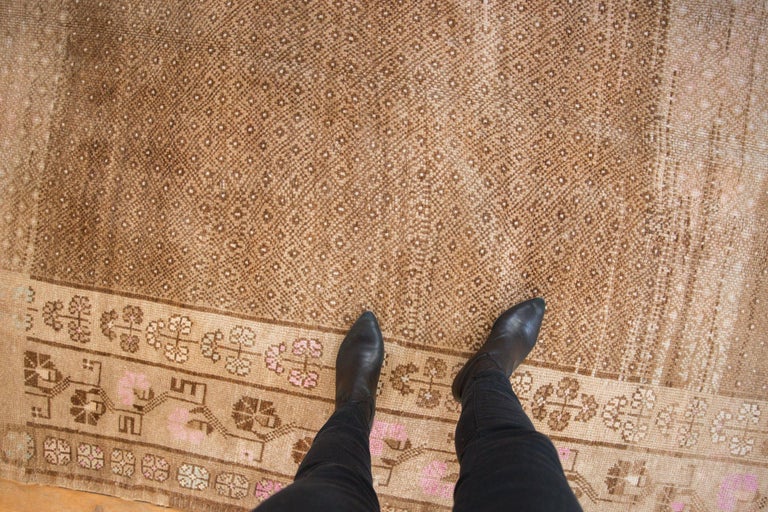 Vintage Distressed Kars Carpet For Sale at 1stDibs