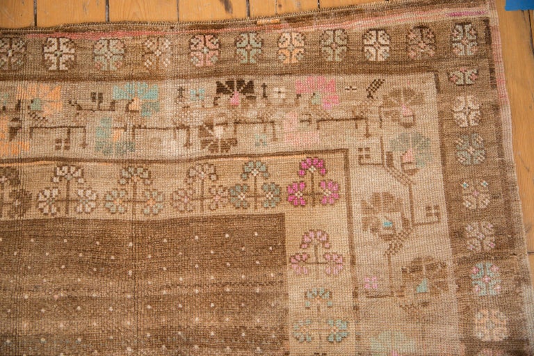 Vintage Distressed Kars Carpet For Sale at 1stDibs