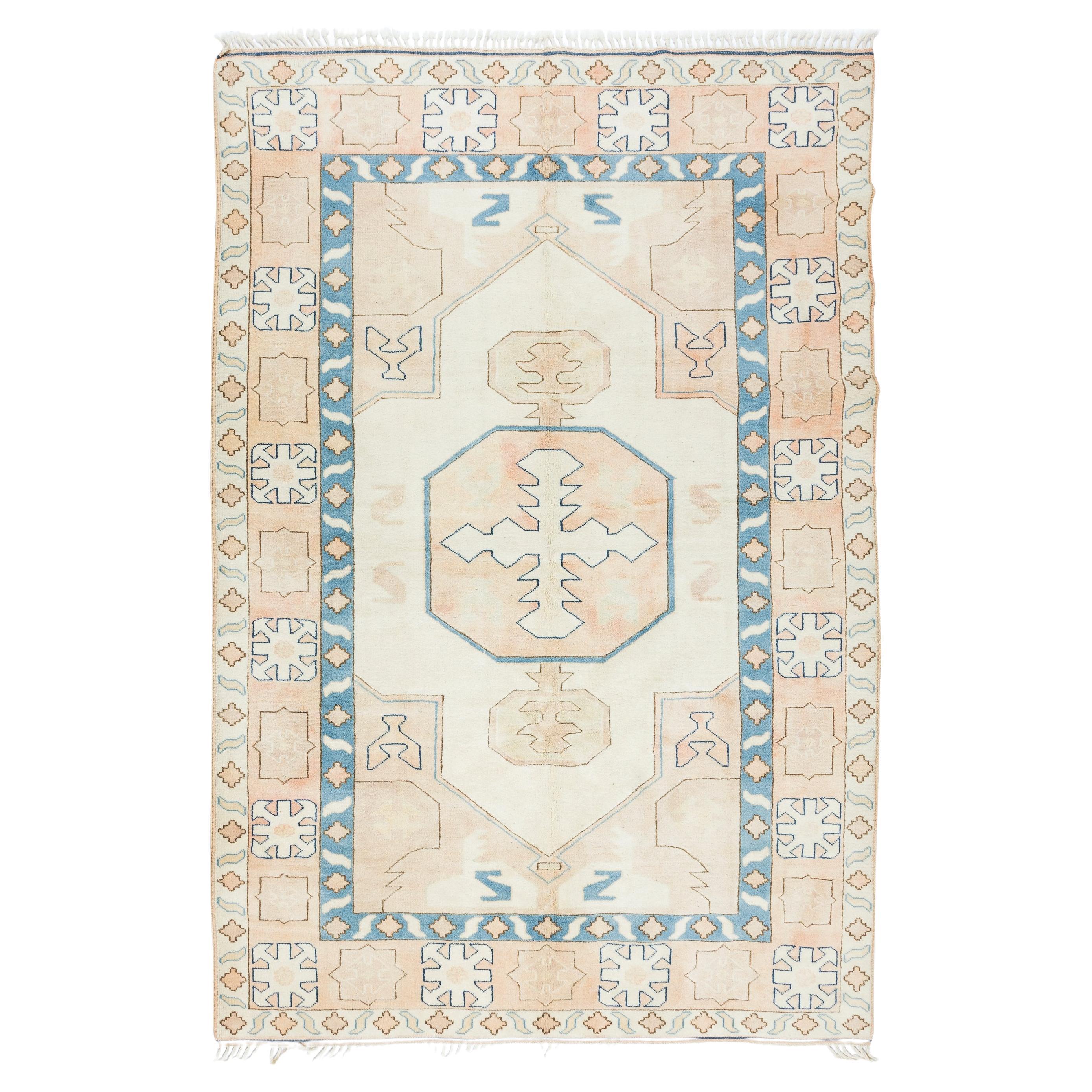 6.6x10.2 Ft Handmade Turkish Rug for Bedroom, Living Room, Dining room ...