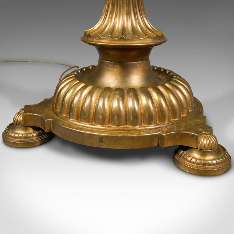 Vintage Standard Lamp, English, Brass, Adjustable Reading Light, 1940 ...