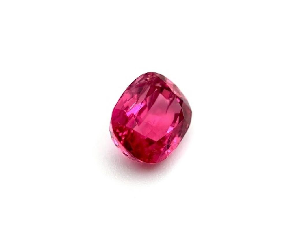 Unheated 6.83 Carat Pink Spinel Cushion, Loose Gemstone, GIA Certified ...