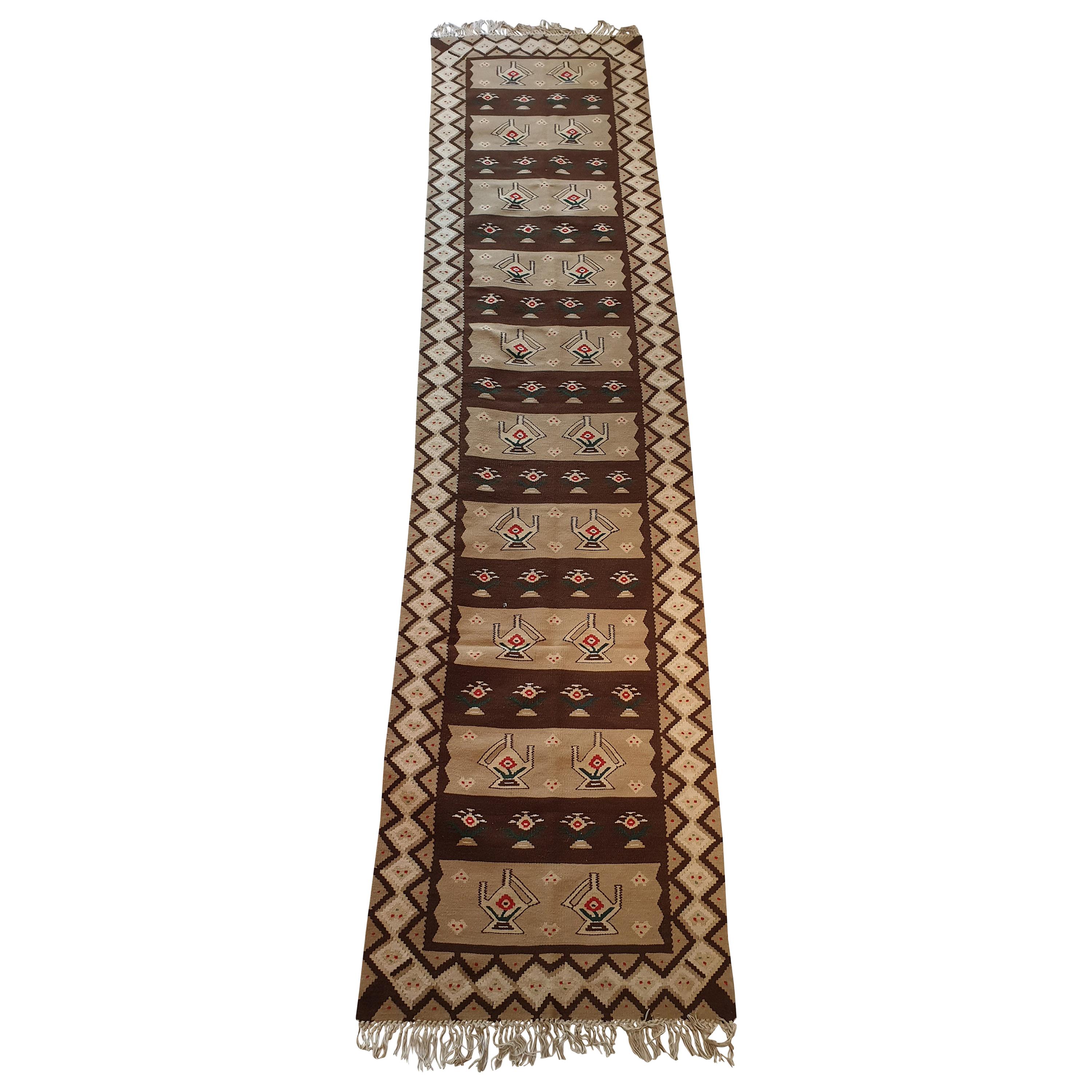863 - Antique Kilim Rug from the Caucasus from the 19th Century For ...