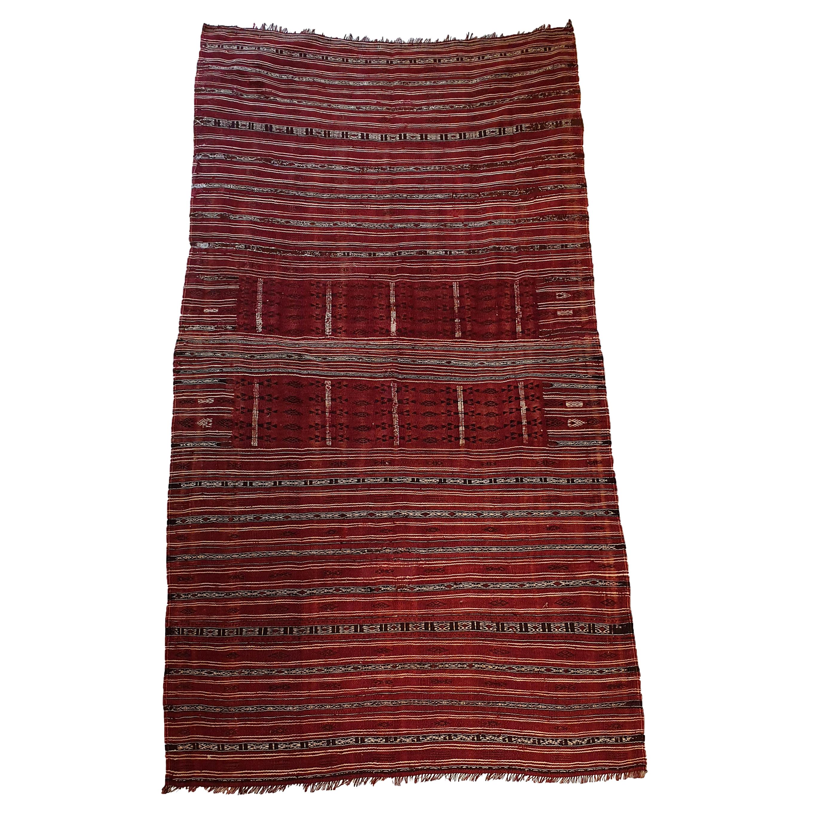 19th Century Antique Kilim Rug For Sale at 1stDibs