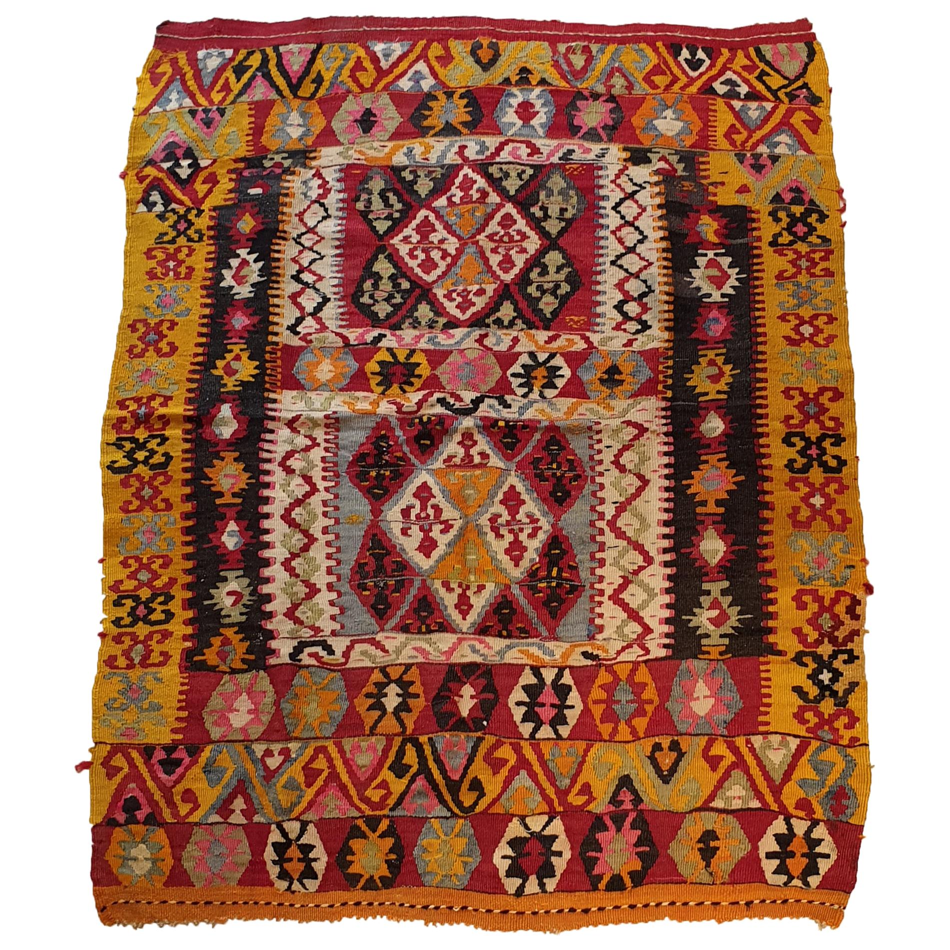 698 - Kilim Sivas Turkey, 19th Century For Sale at 1stDibs
