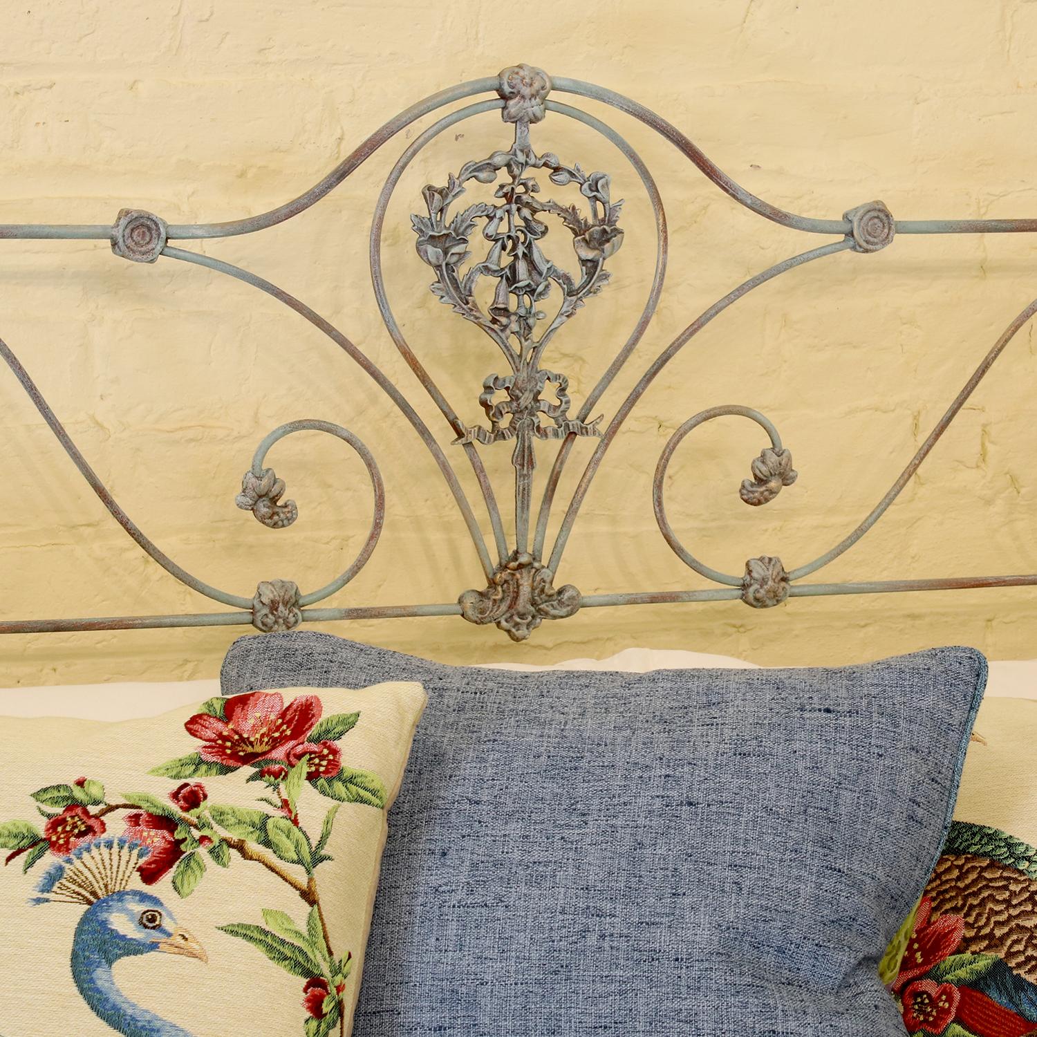 Platform Bed in Verdigris MSK65 at 1stDibs