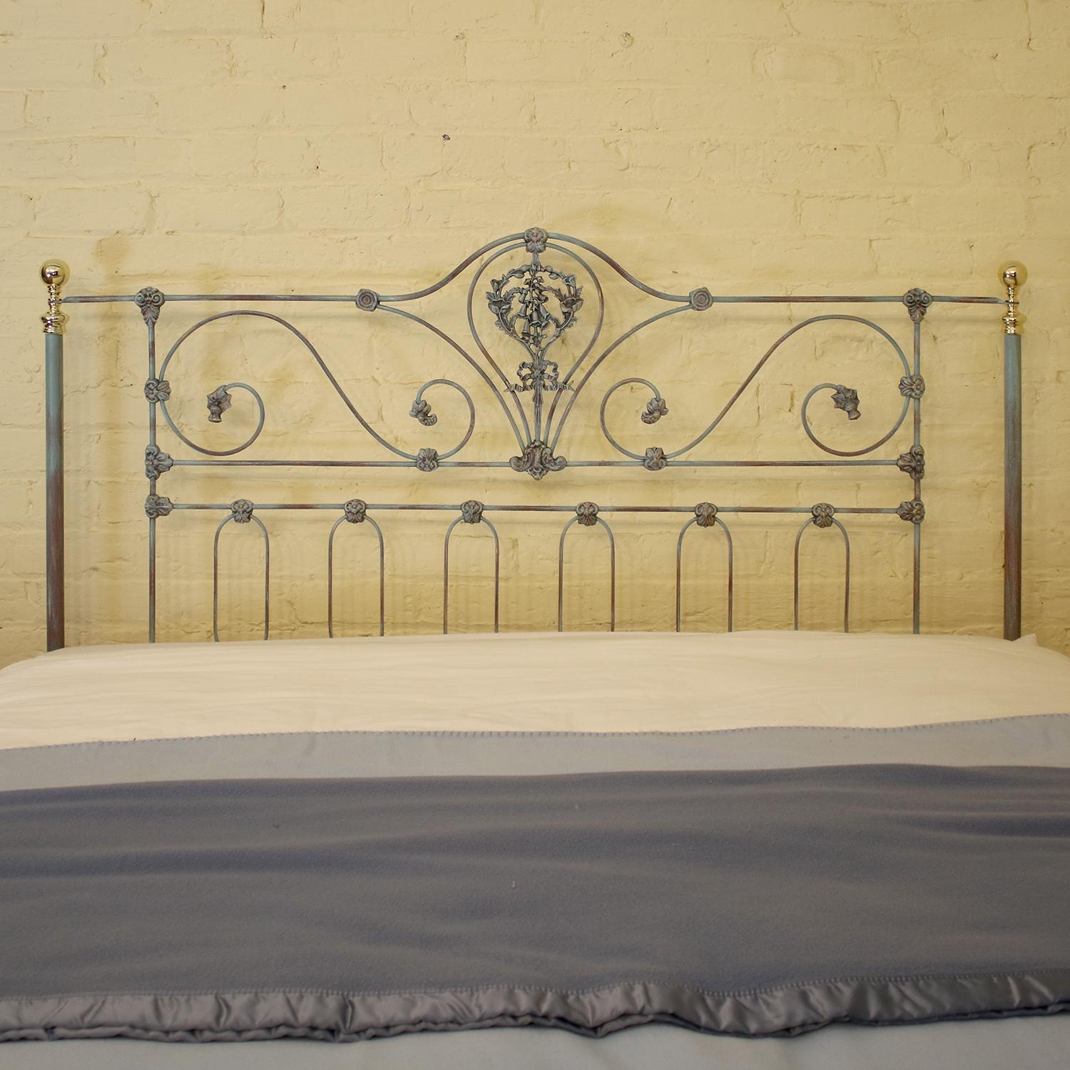 Platform Bed in Verdigris MSK65 at 1stDibs
