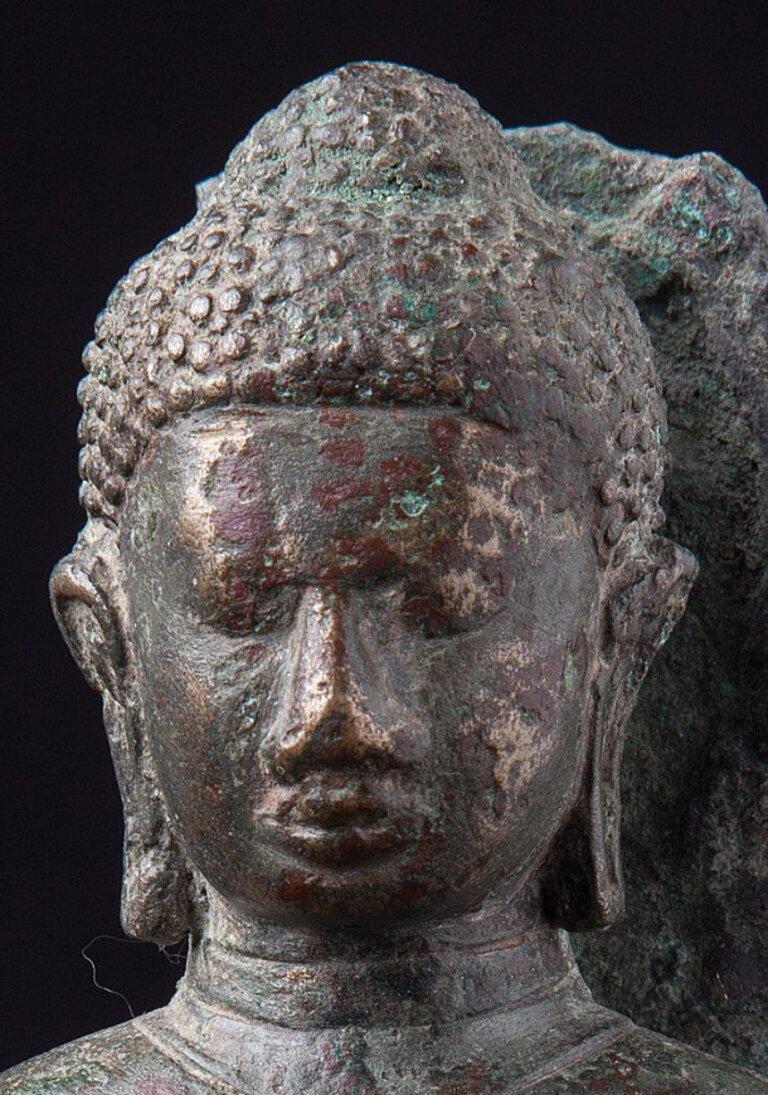 6th - 8th Century Special Bronze Pyu Buddha Statue from Burma Original ...