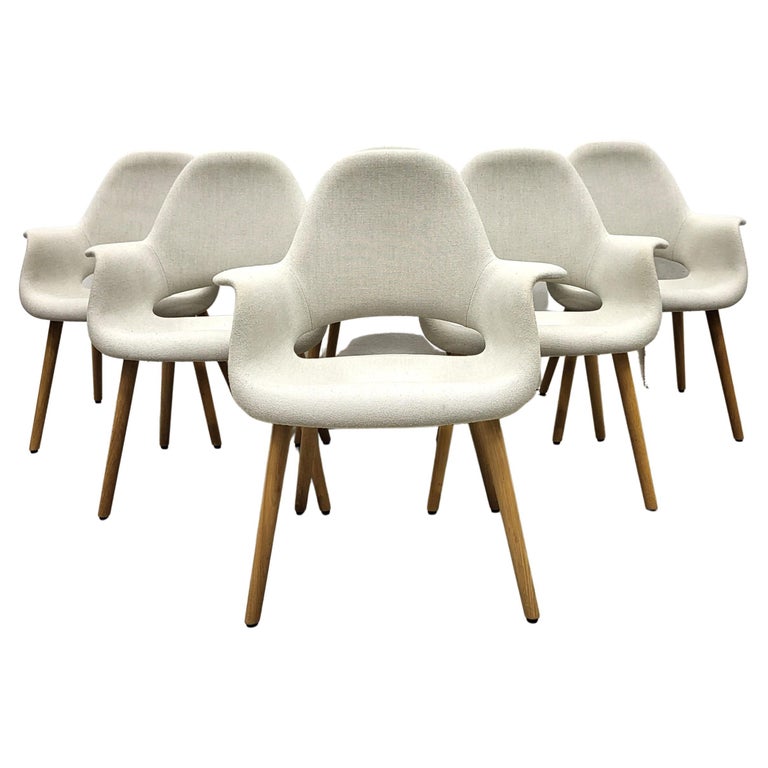 Chaise organique Vitra de Charles Eames and Eero Saarinen 6x En vente ...