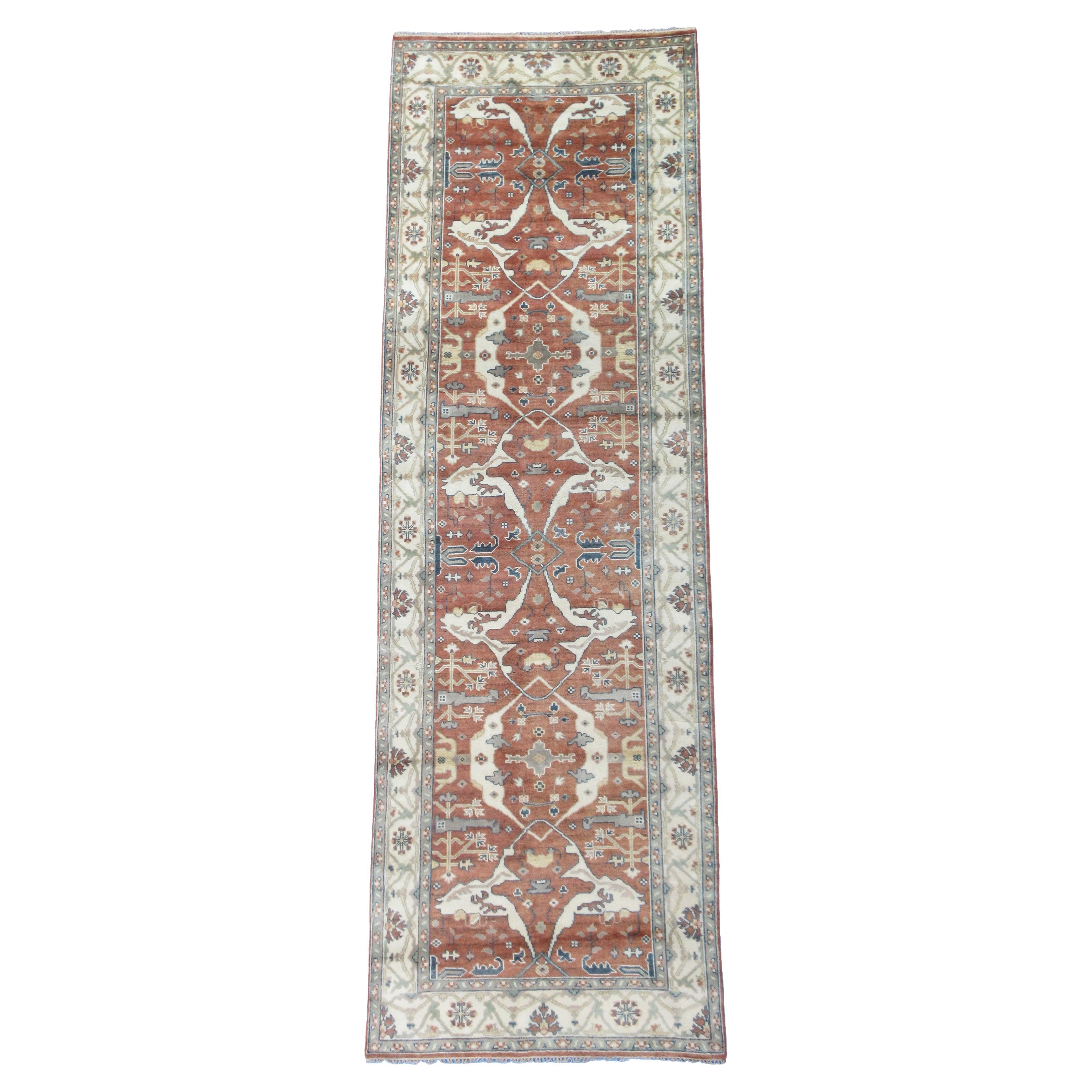 Peach Modern Gabbeh Handmade Wool Rug For Sale at 1stDibs