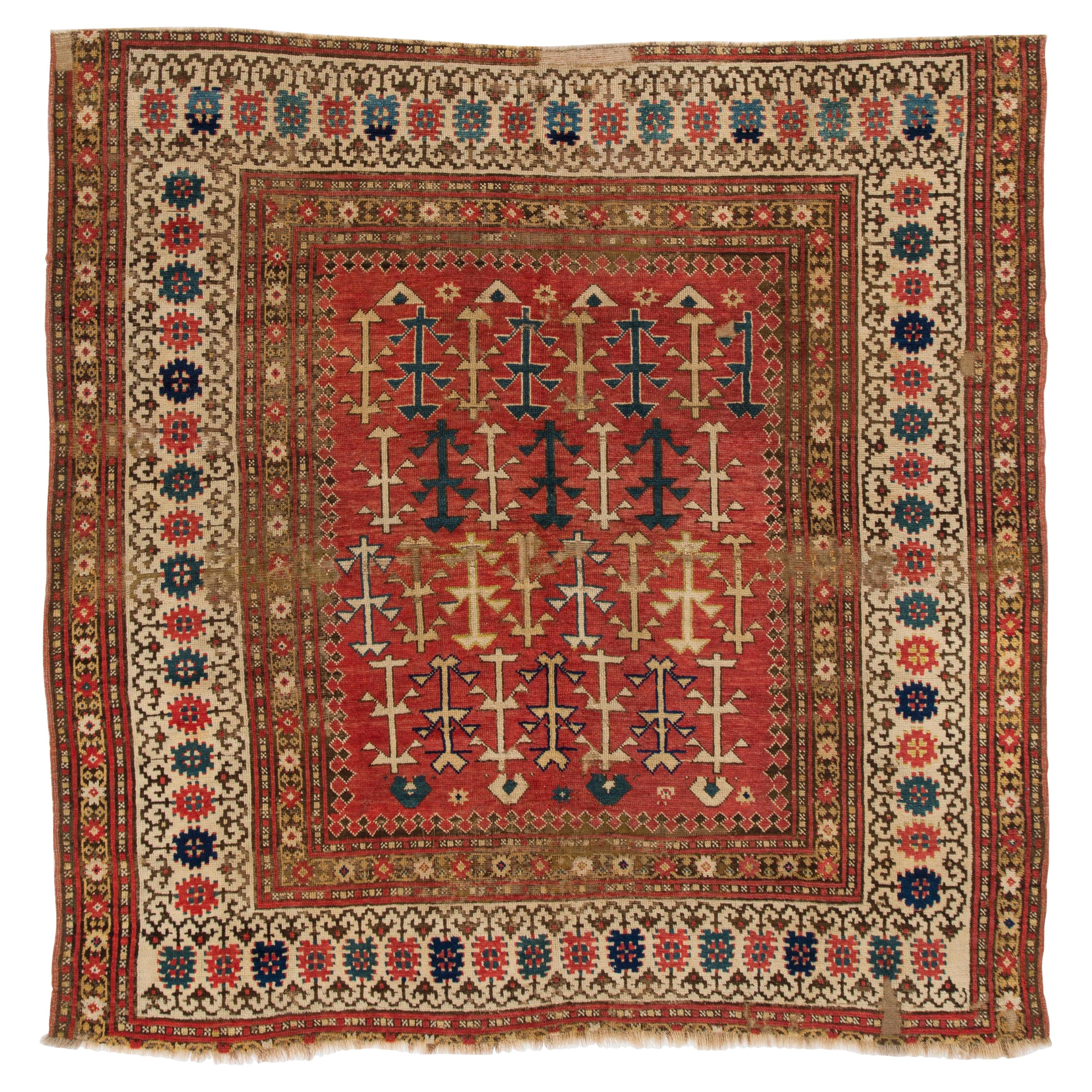Antique West Anatolian Kula Rug, circa 1800 at 1stDibs