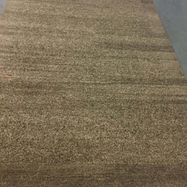 Plain Area Rug in Mix of Brown with Border, Handmade of Wool, "Tomer ...