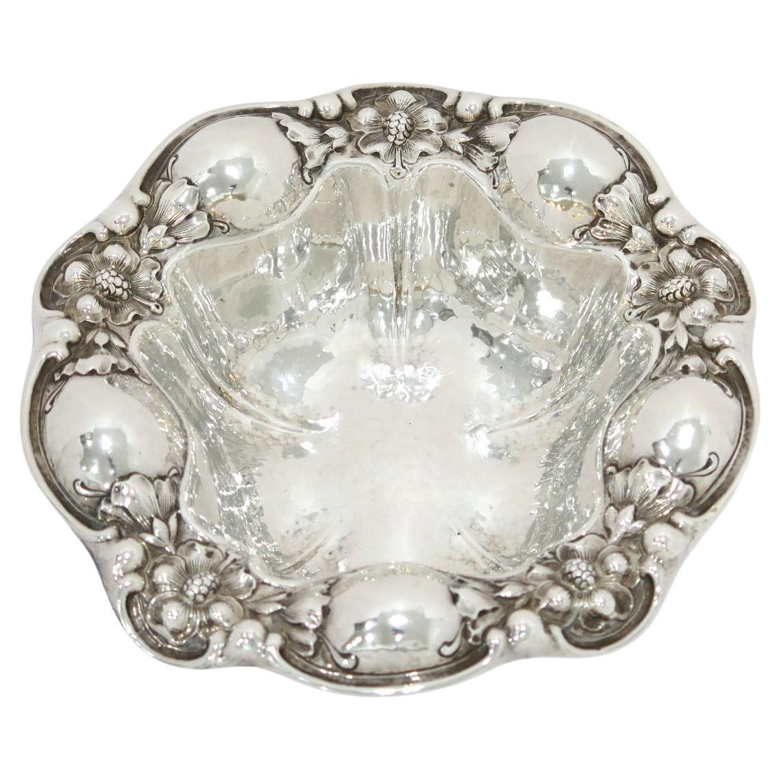 Small Antique Silver Gondola Form Serving Bowl from Germany, circa 1900 ...