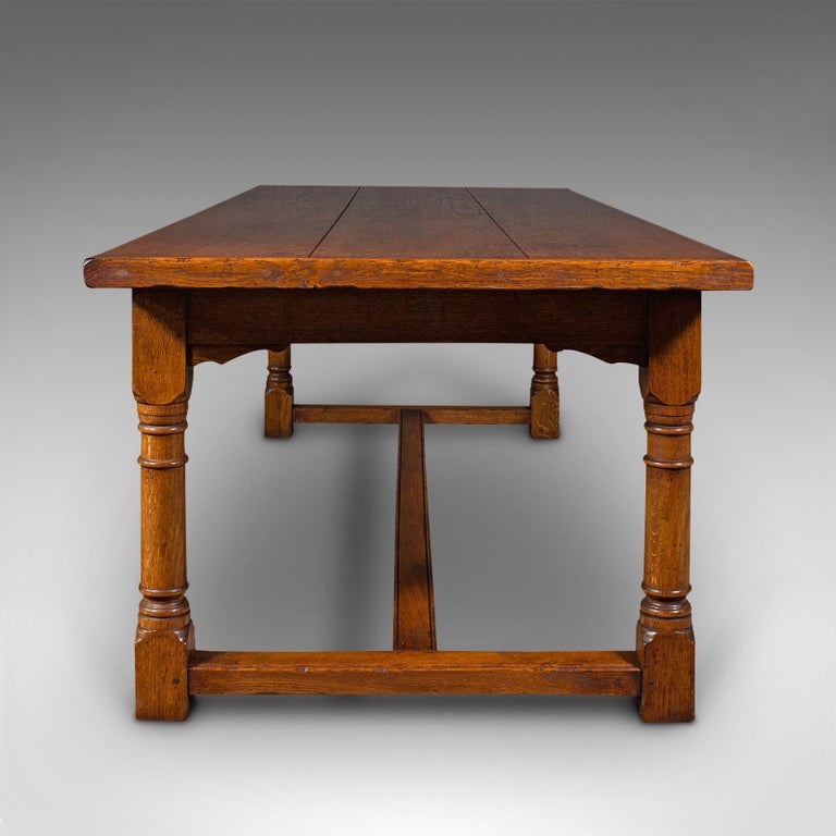 Vintage Country House Dining Table, English, 8 Seat, Kitchen, Refectory ...