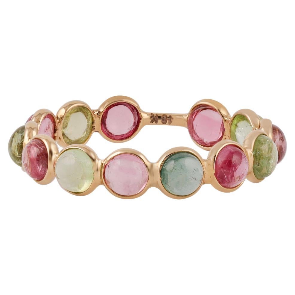 7 Carat Clear Peridot Band in 18k Gold For Sale at 1stDibs