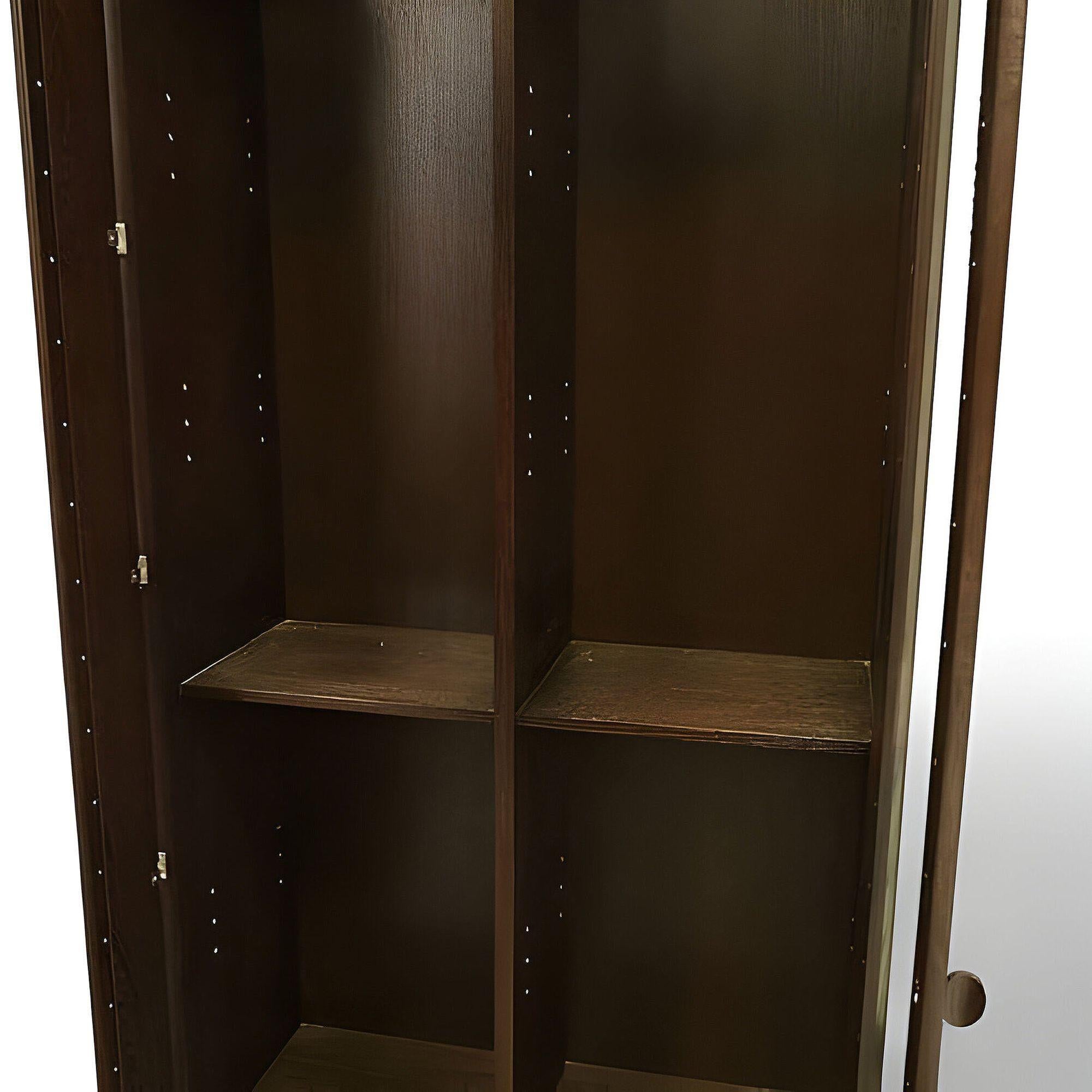 7' Foot Tall Dakota Jackson "Ocean" Espresso Oak Bookcase Display ...