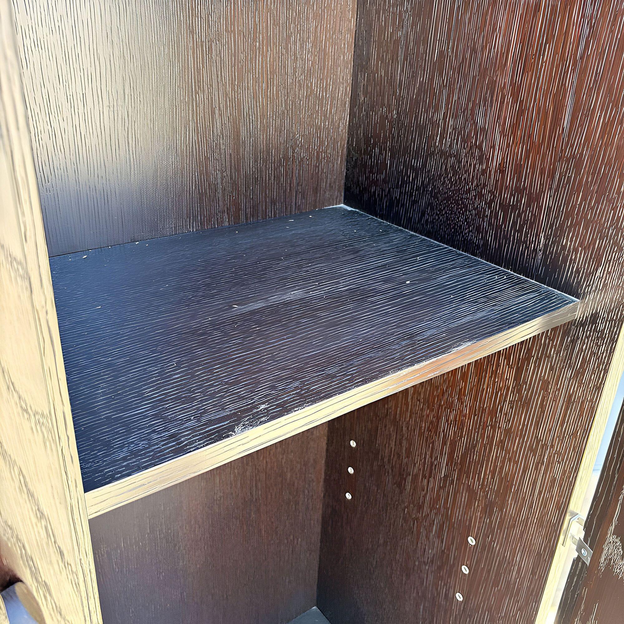 7' Foot Tall Dakota Jackson "Ocean" Espresso Oak Bookcase Display ...