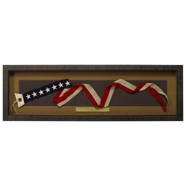 7-Star United States Naval Commissioning Pennant at 1stDibs