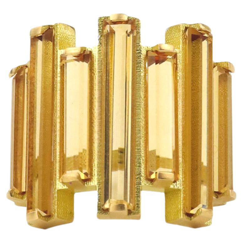 Customizable 7-Stone Pillar Ring For Sale at 1stDibs | meili fine ...