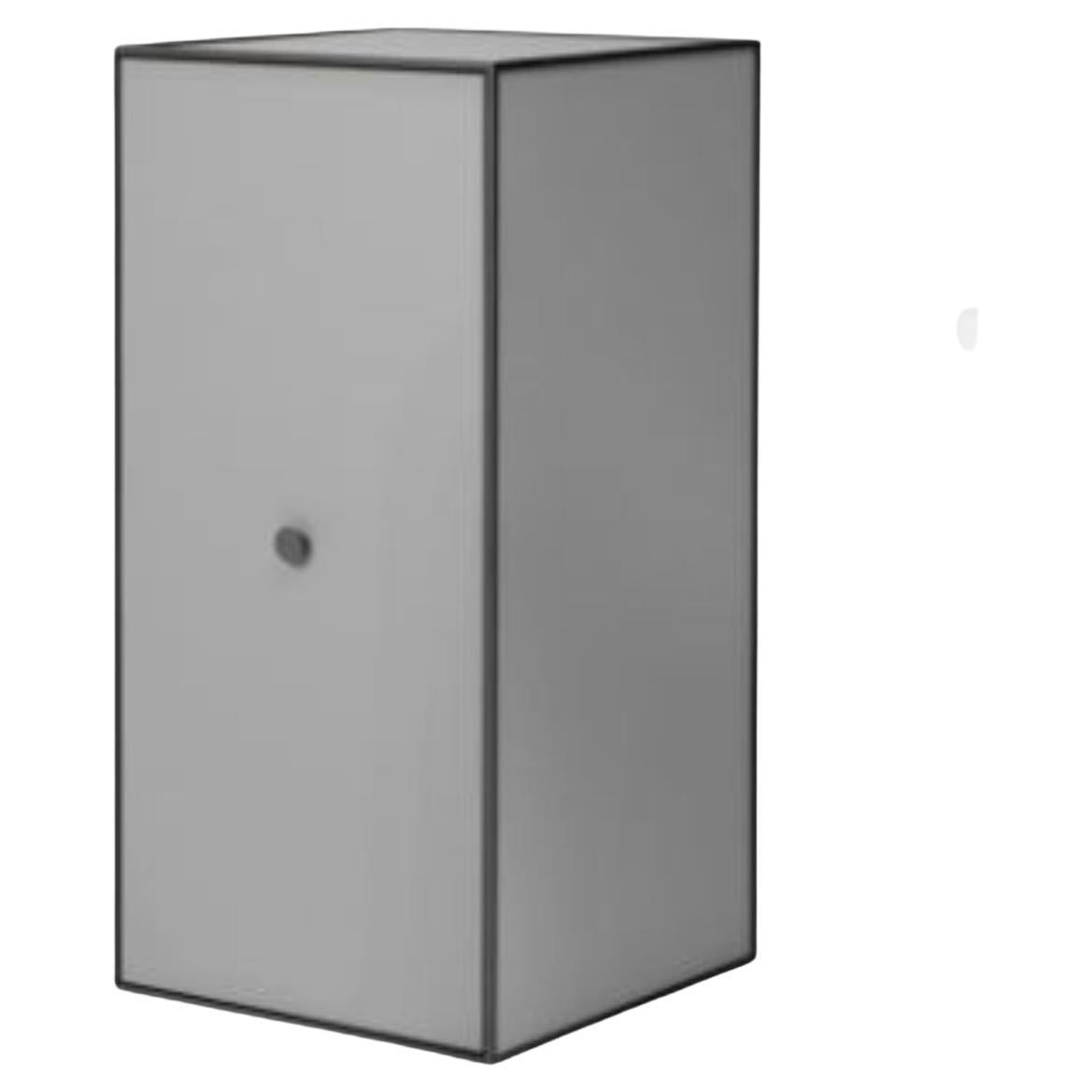 70 Light Grey Frame Box with 2 Shelves / Door by Lassen For Sale at 1stDibs