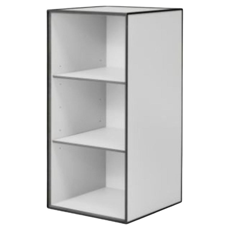 70 Light Grey Frame Box with 2 Shelves by Lassen For Sale at 1stDibs