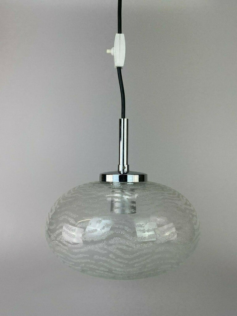 70s Hanging Lamp Ceiling Lamp Lamp Light Space Age Glass Hustadt Lamps ...