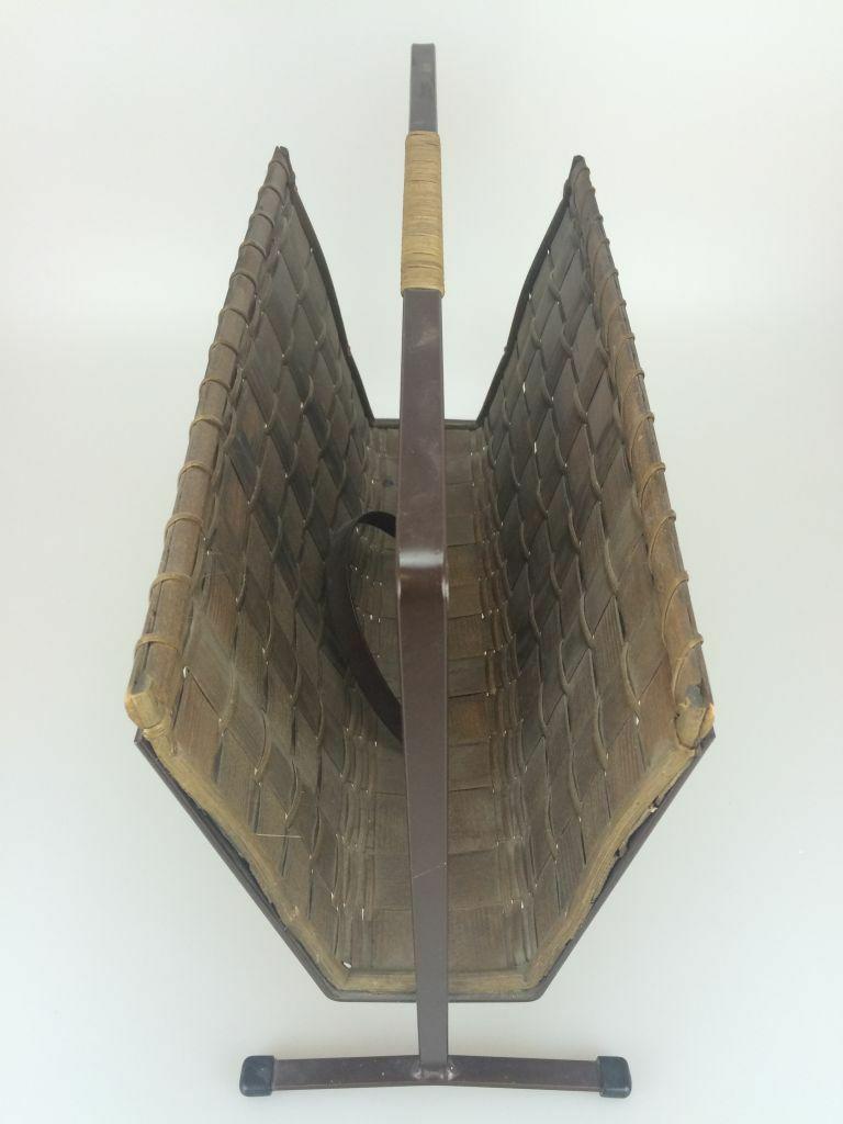 70s Newspaper Holder Newspaper Stand Metal Mesh Mid Century Design For ...