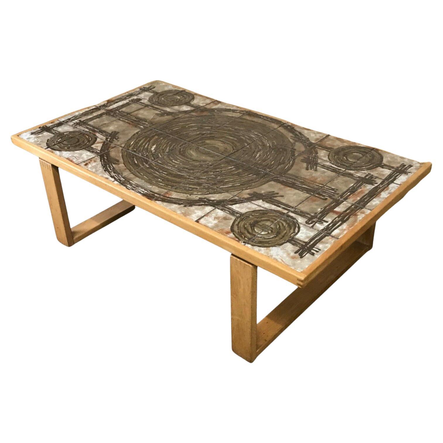 70's Art Deco Cantilevered Cocktail / Coffee Table at 1stDibs