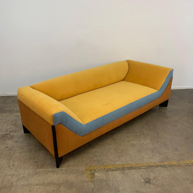 1970s Retro Style “Open Arms Sofa”, Made to Order For Sale at 1stDibs