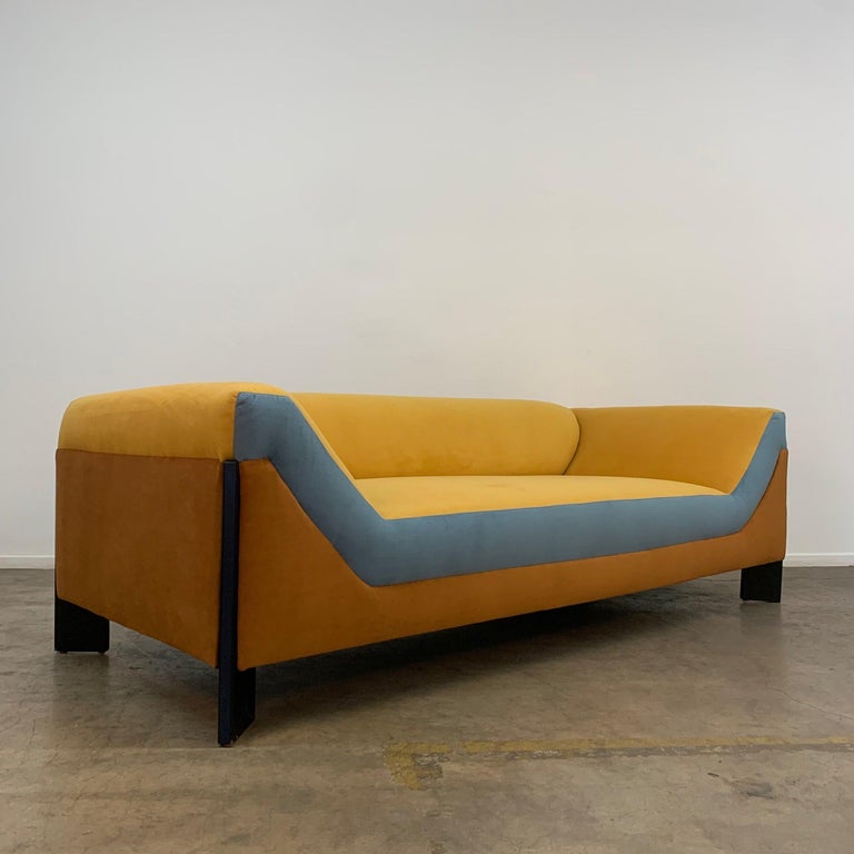 1970s Retro Style “Open Arms Sofa”, Made to Order For Sale at 1stDibs
